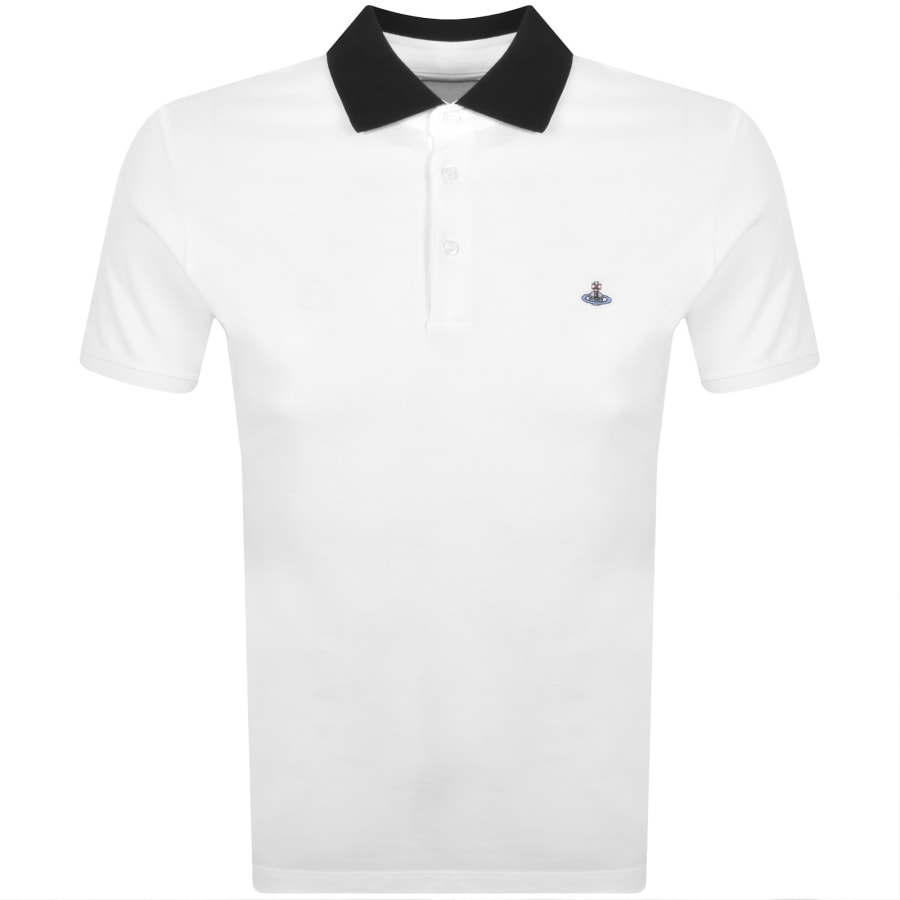 Vivienne Westwood Classic Polo T Shirt White | Mainline Menswear Ireland
